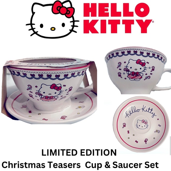 Hello Kitty | Dining | New Limited Edition Hello Kitty Christmas Tea ...